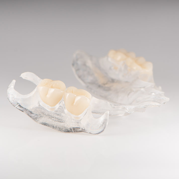 Clear Partial Dentures Online - Flexible Invisible Dentures – Revived ...